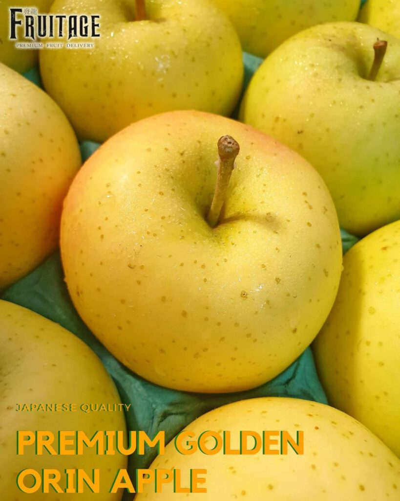 แอปเปิ้ลโอริน Japanese Green Orin Apple オリン นำเข้าจากญี่ปุ่น กรอบ อร่อย