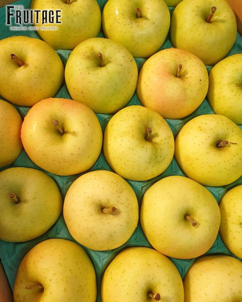 แอปเปิ้ลโอริน Japanese Green Orin Apple オリン นำเข้าจากญี่ปุ่น กรอบ อร่อย